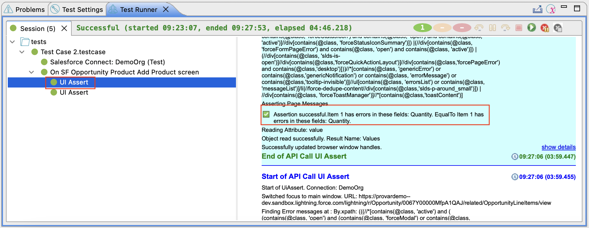 Assert Page Error Messages On Add Edit Product Provar Documentation